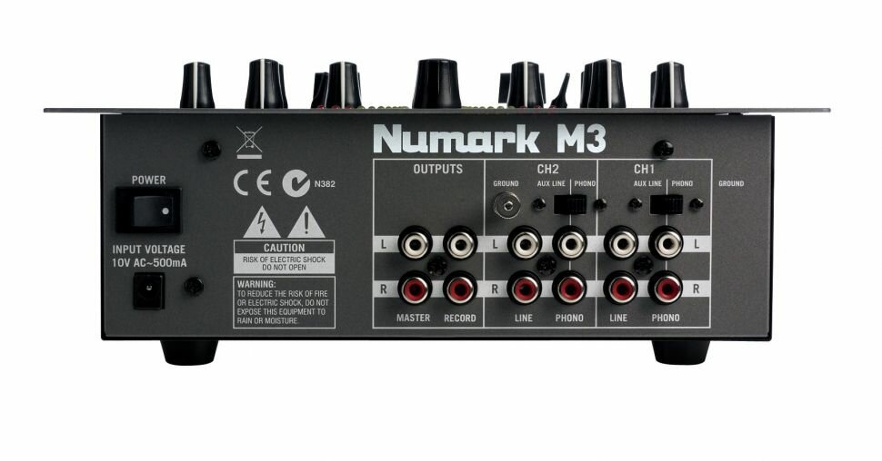 DJ-микшер Numark "M3", модульный, 30 элементов управления, 2 канала — фото 1