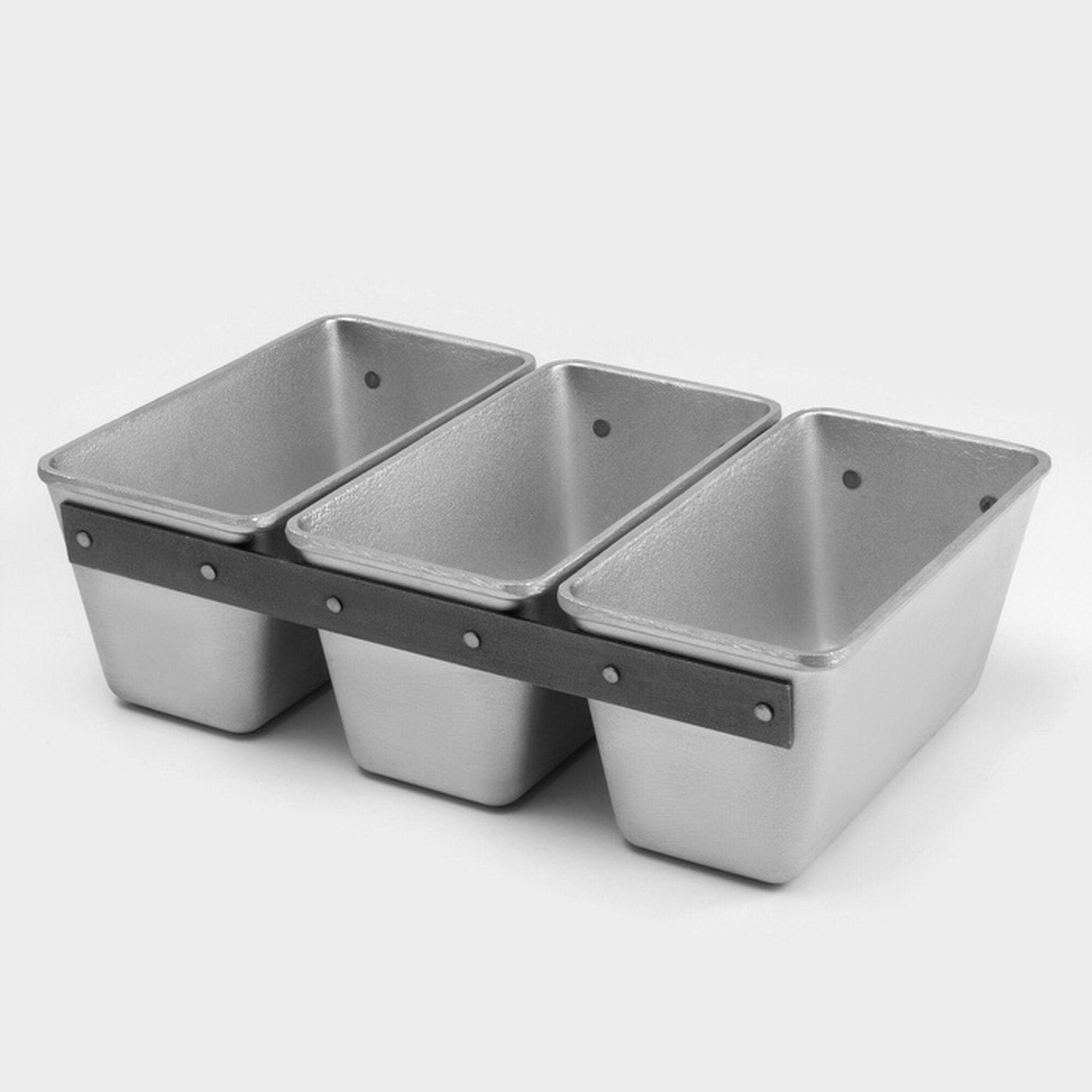 Форма KUKMARA, алюминий, 32.5×21×10 см, алюминий, 3 секции, серебристый