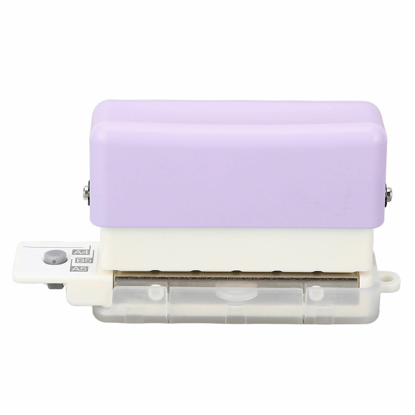 Дырокол на 6 отверстий, вместимость 2 листа, портативный дырокол для листовой бумаги формата A5, B5, A4, инструмент для студентов, фиолетовый