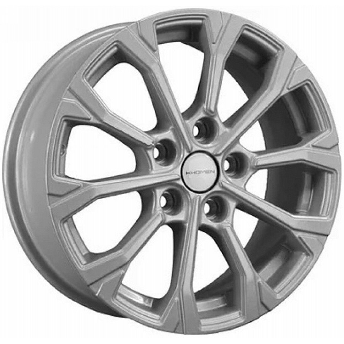Колесный диск Khomen Wheels KHW1605 6,5x16 5x114,3 ET44 67,1 F-Silver литой для автомобиля