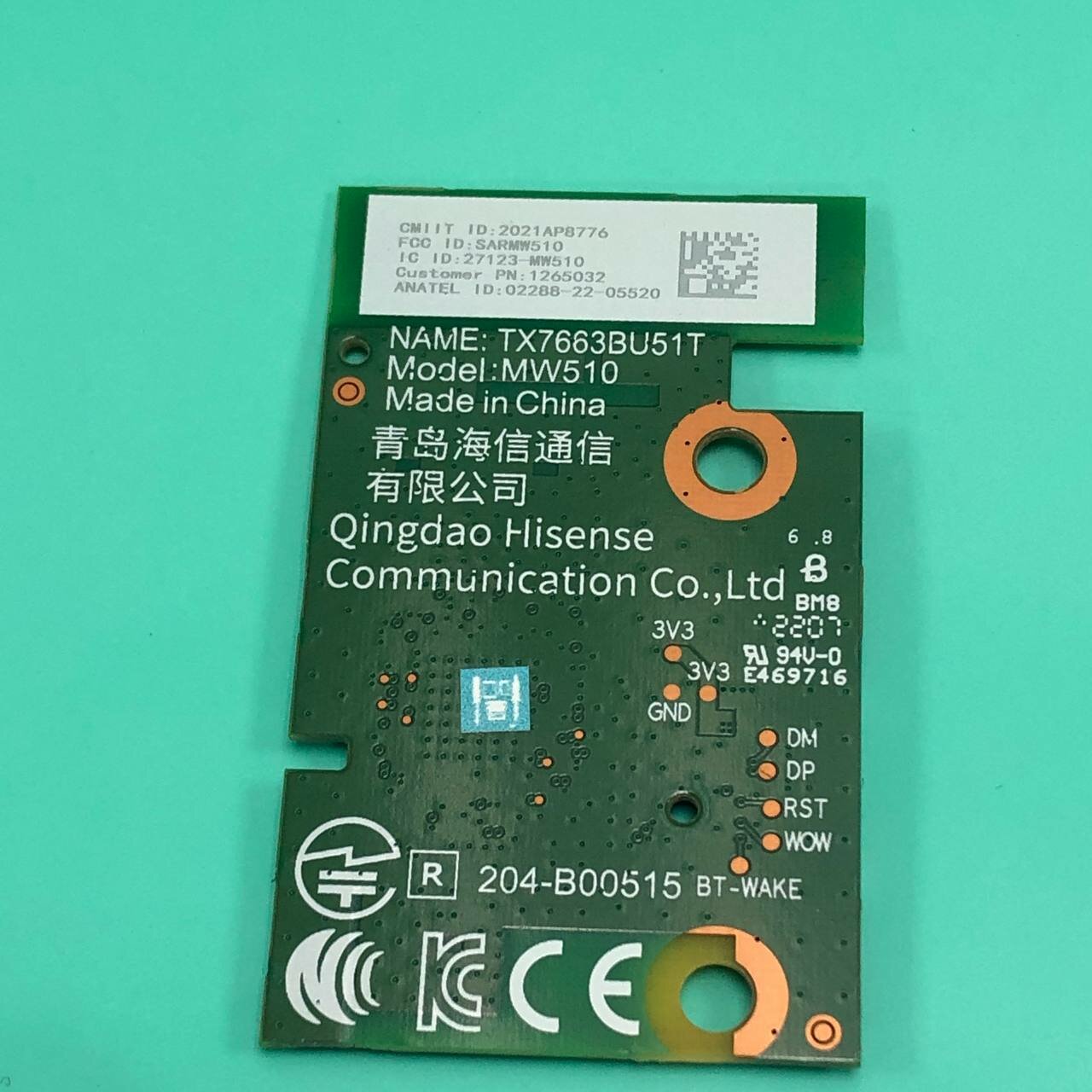 Wi-fi модуль TX7663BU51T Toshiba 50C350KE