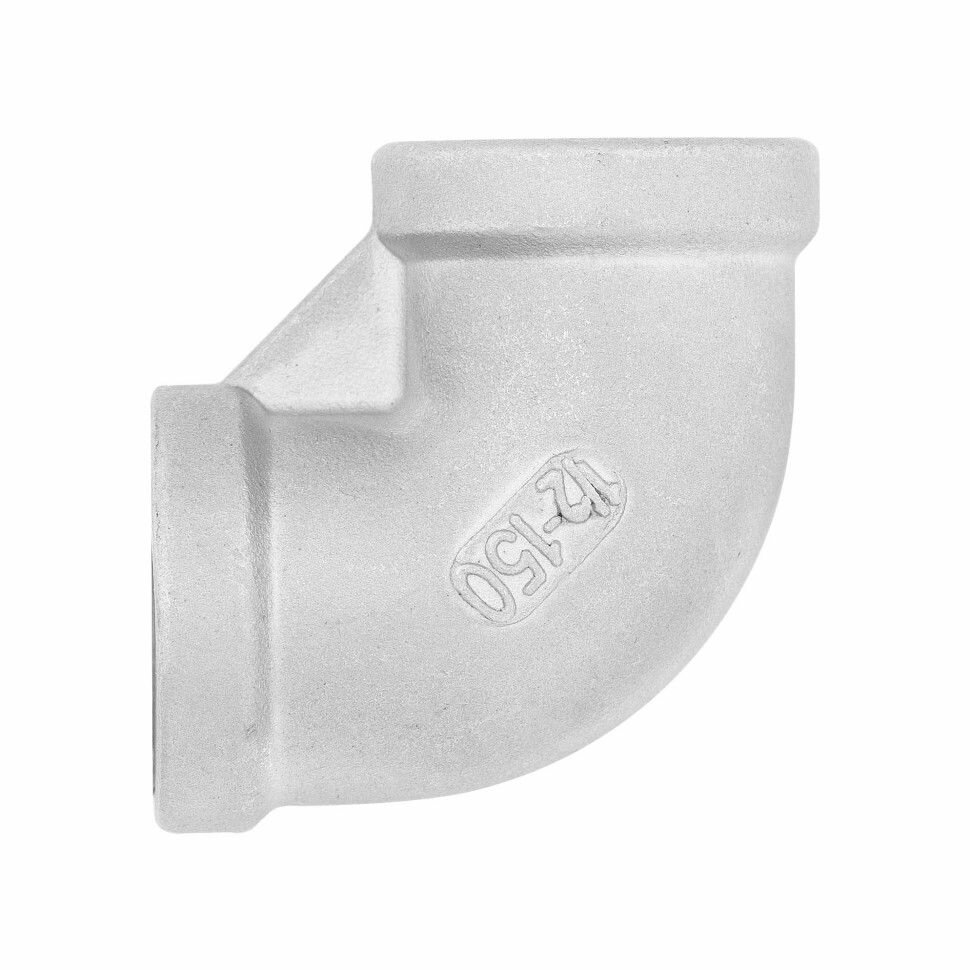 Отвод резьбовой нержавейка внутренняя резьба 1/2"