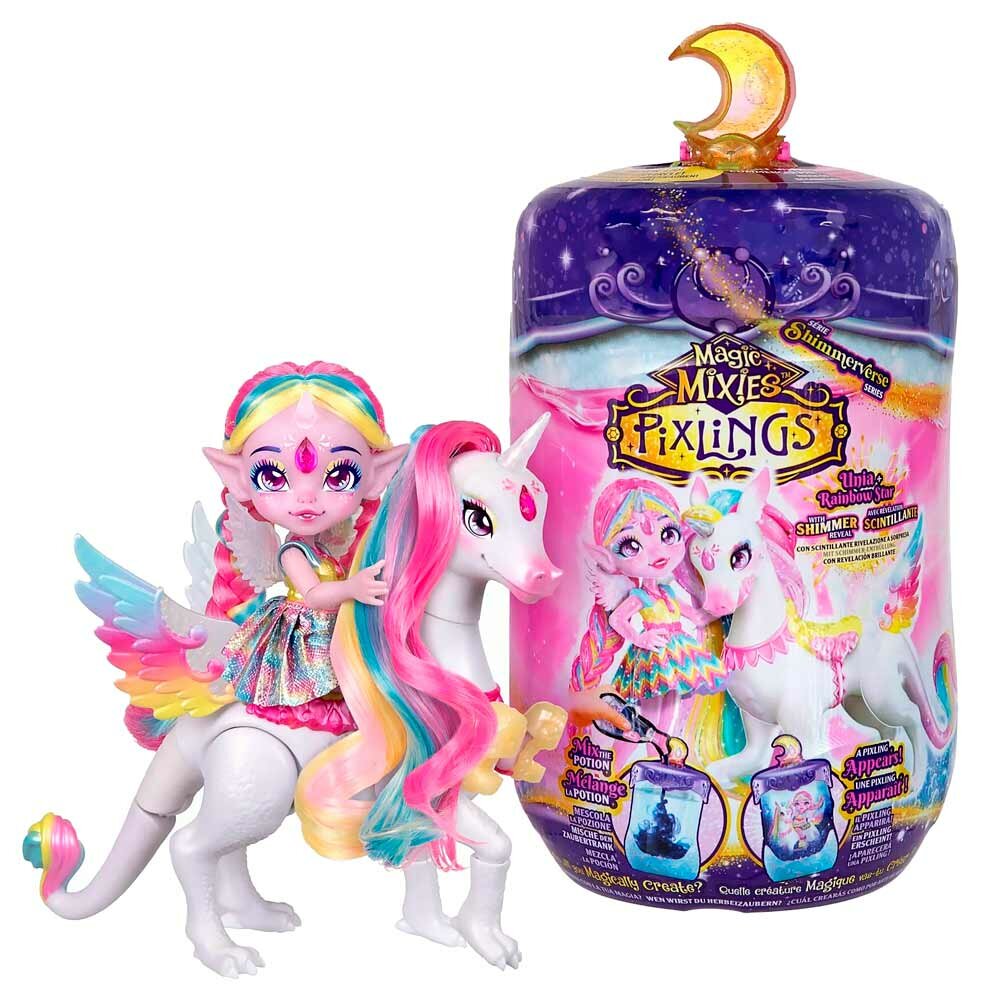 MAGIC MIXIES Игровой набор Pixlings Doll & Unicorn Кукла + Единорог