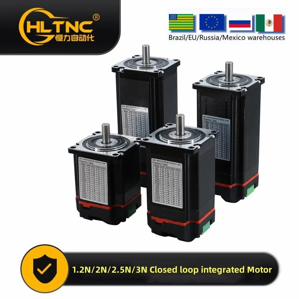 Шаговый двигатель XLWLH Nema23 8мм 1.2-3 Нм
