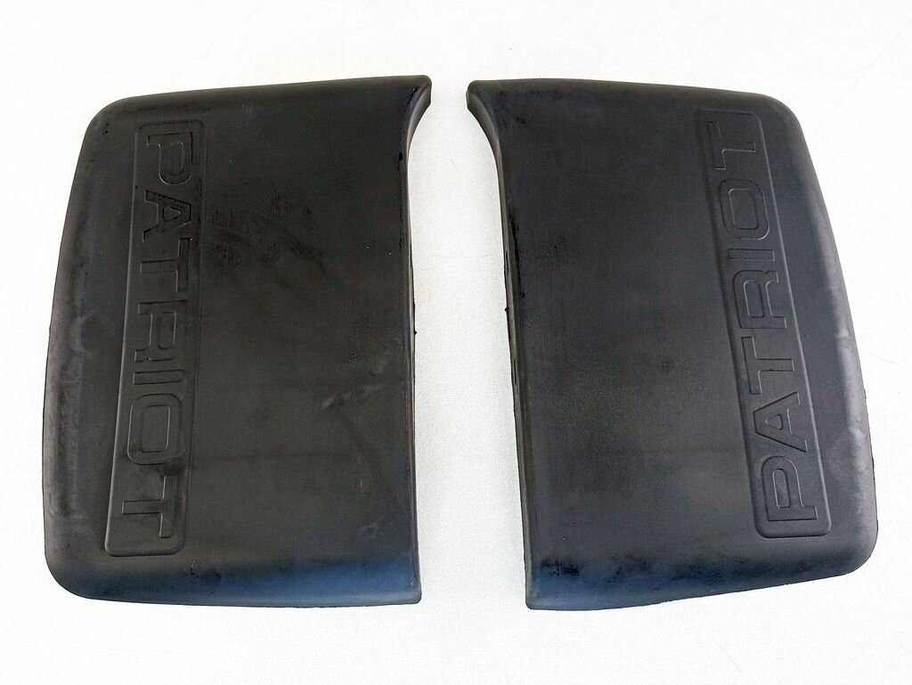 Брызговик резиновый, фартук для а/м УАЗ Патриот; передний/задний, комплект из 2 штук, ТЭП, с надписью