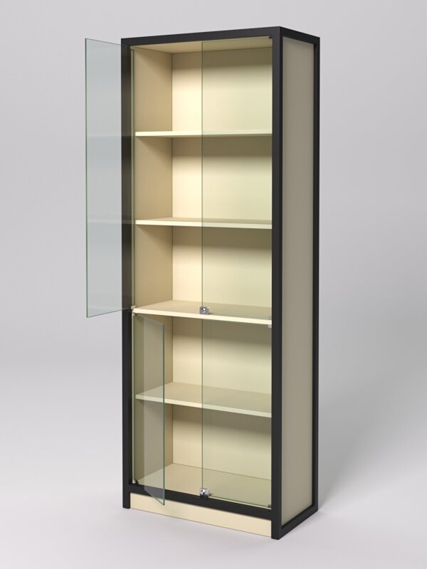 Шкаф-витрина офисный ШВ-51 "стронг" в стиле лофт, Крем Вайс. Производитель товара - компания Westcom.