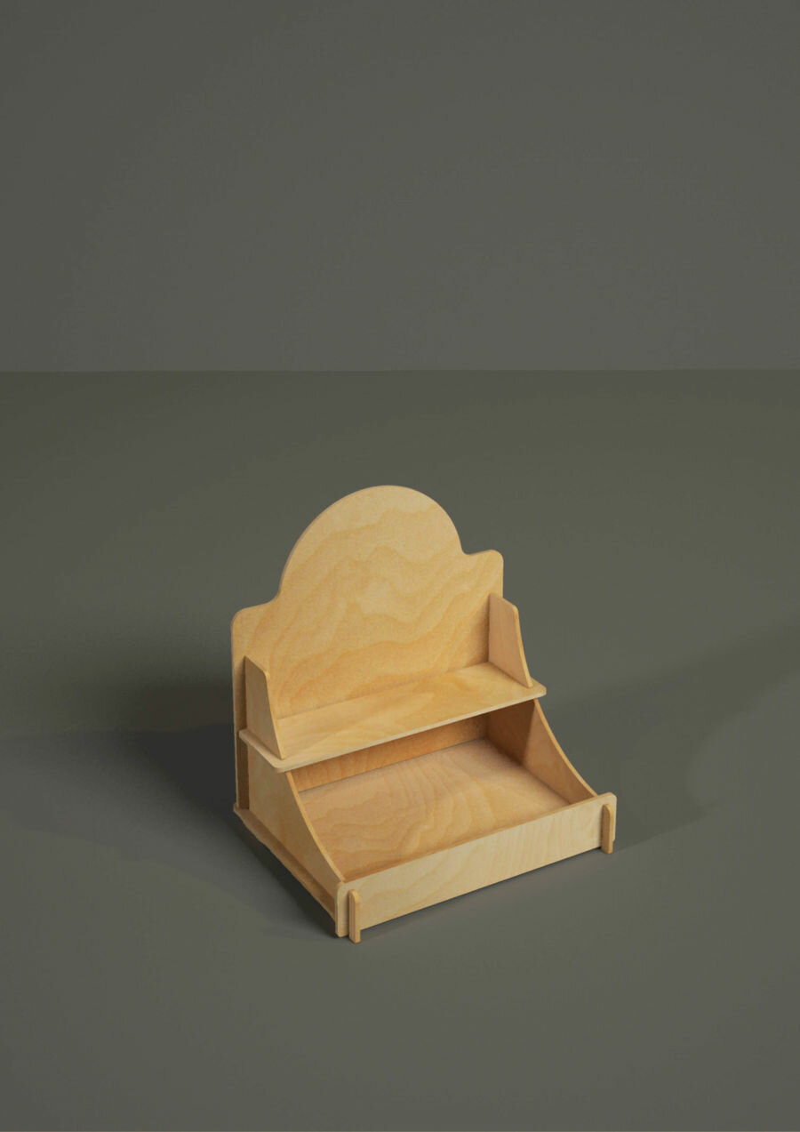 Горка-этажерка из фанеры "POSMA" ФФ №6. Производитель товара - компания Westcom.