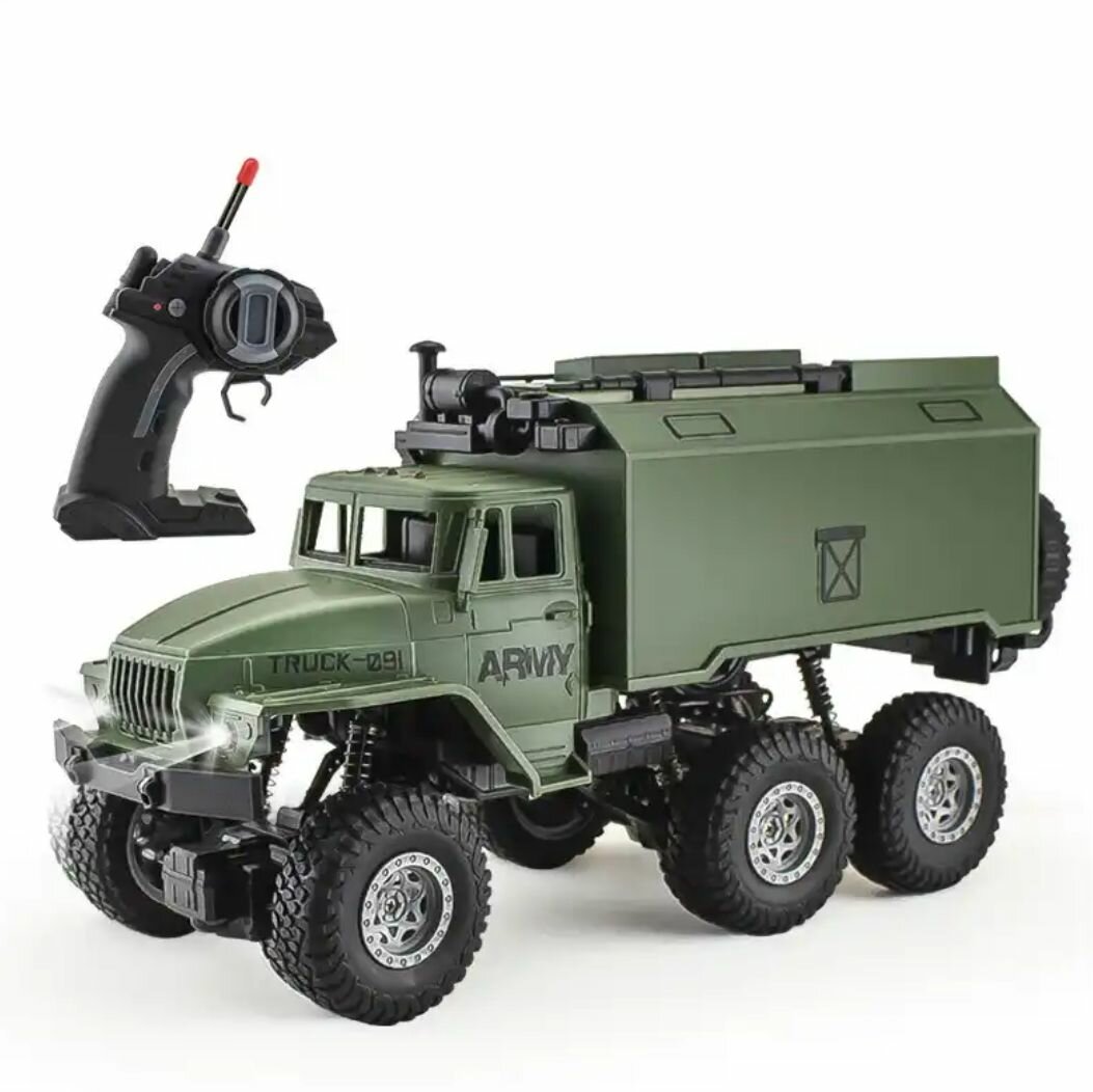 Военный грузовик урал радиоуправляемый военный подарок для мальчиков / детская игрушечная машинка
