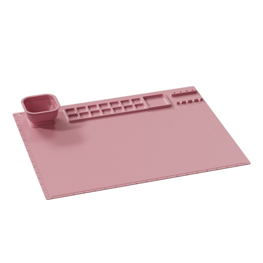 Складной силиконовый коврик для творчества для детей, портативный непригорающий коврик для акварельного рисования, поделок и DIY проектов