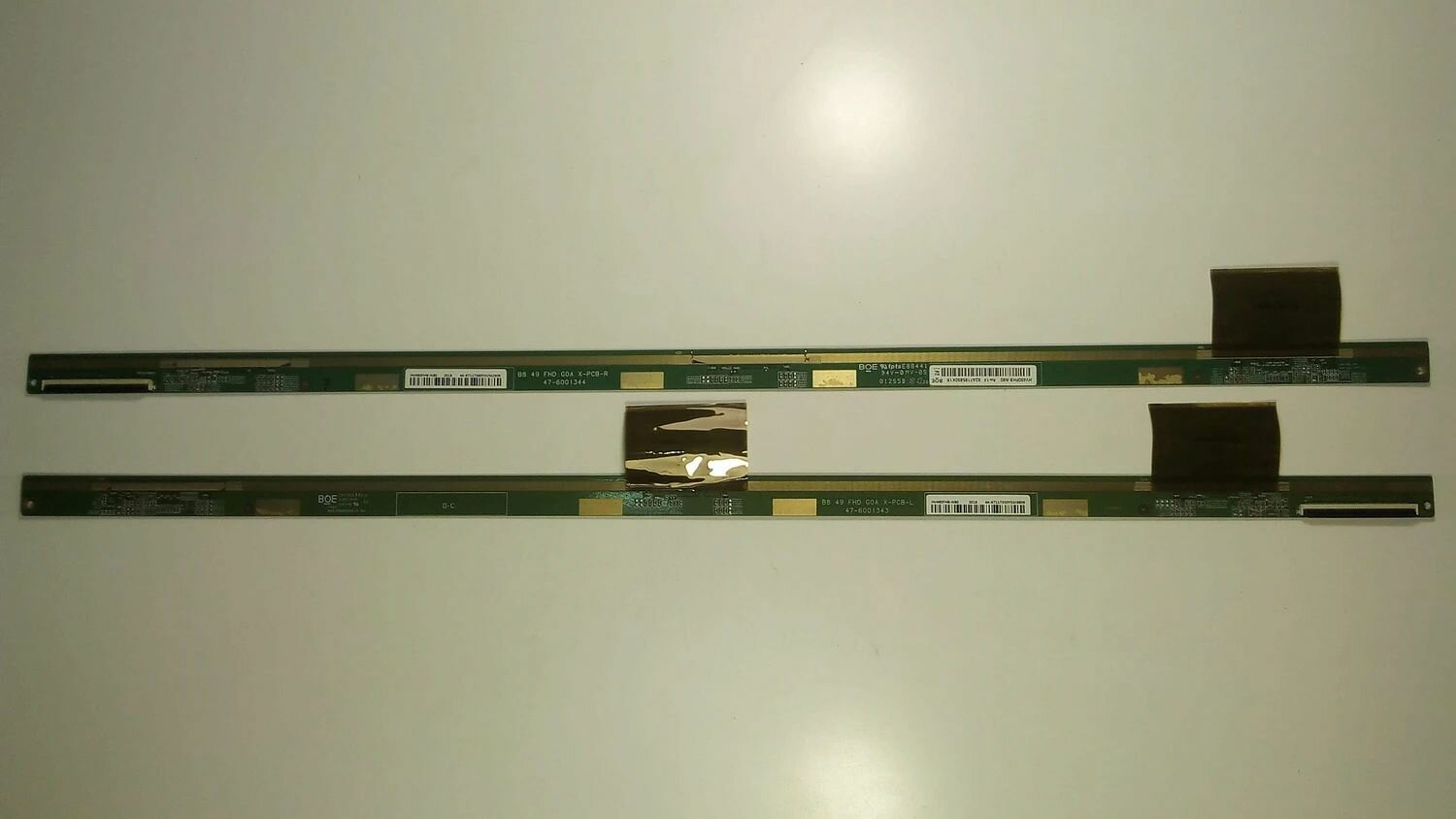 Driver Board 2 планки драйвера LCD HV490FHB-N80 Rev.1.0 B8 49 FHD G0A X-PCB-L X-PCB-R 47-6001343 47-6001344 для 49Lex-5048/Ft2C Lcd Телевизор Bbk Плата разъемов арт. 10954