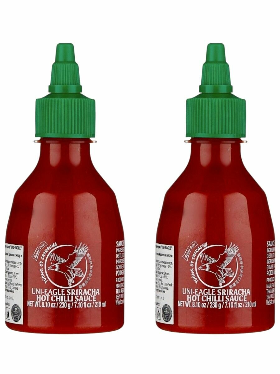 Соус Uni-Eagle Шрирача, набор из 2 шт. по 230 г