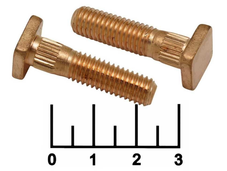 Болт М8*35мм (1 штука) Masuma MY033 (медь)