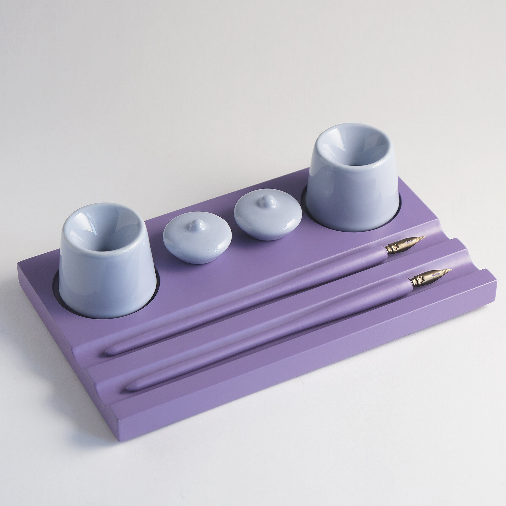 Комплект для чистописания Hill&Mill сиреневый (двойной) 9 предметов