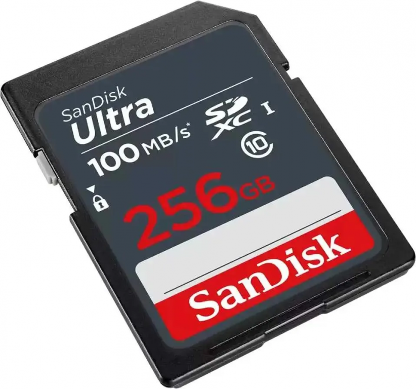 Карта памяти SD SanDisk 256GB SDXC Class 10 UHS-I U1 Ultra 100MB/s