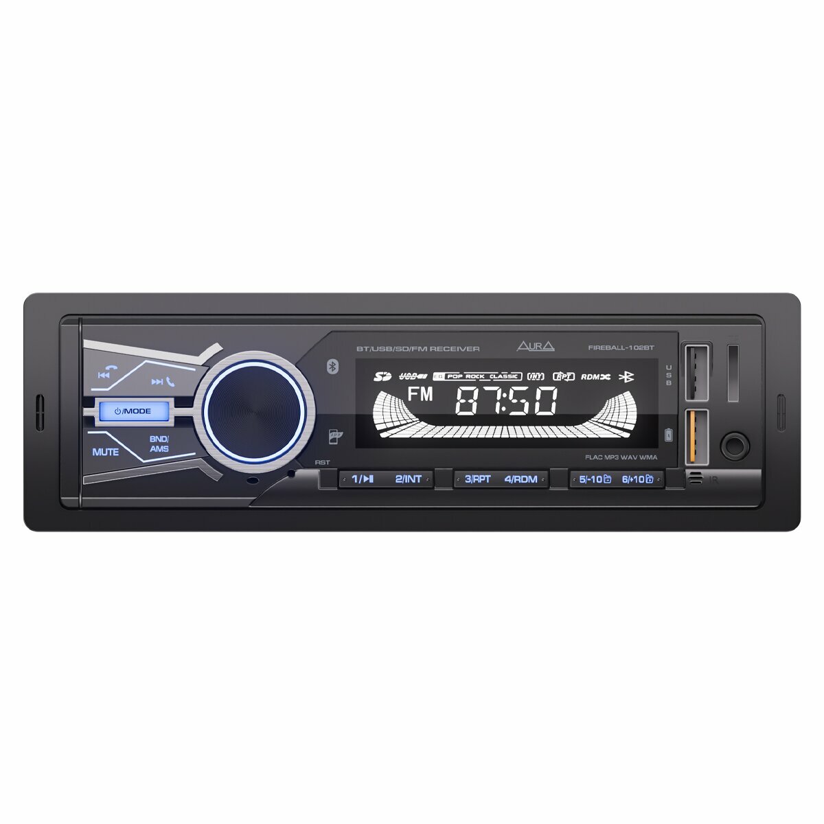 Автомагнитола Fireball-102BT USB, SD ресивер