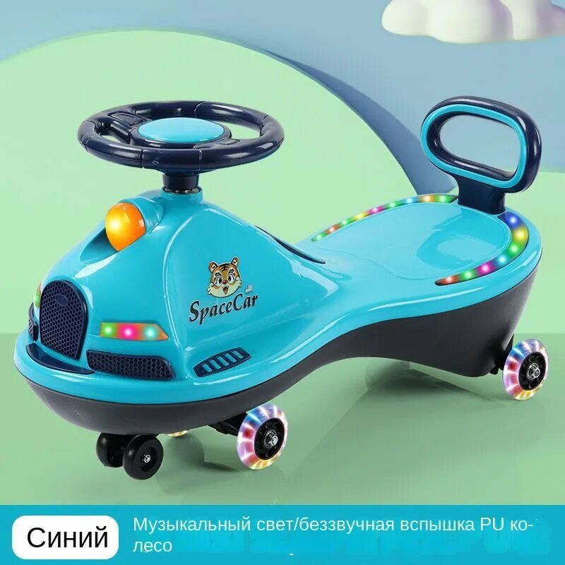 Машинка каталка для детей бибикар Bradex, толокар машина детская для мальчиков, девочки, пушкар автомобиль с полиуретановыми колесами, зеленая