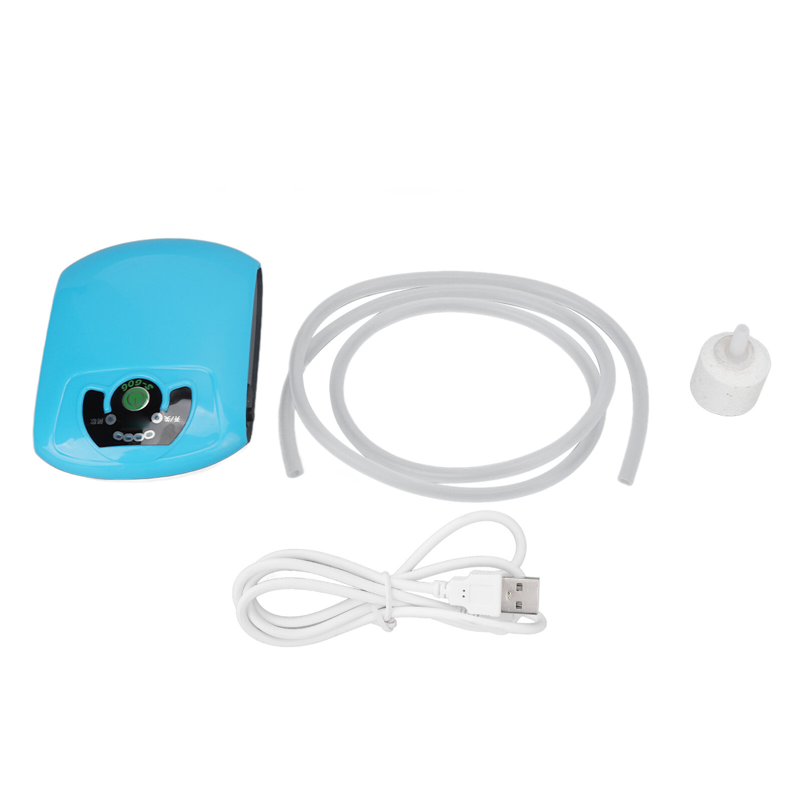 Аквариумный кислородный насос, тихий USB-зарядка, водонепроницаемый мини-аквариум, воздушный барботерный насос для дома и улицы