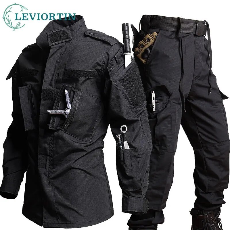 Тактический камуфляжный костюм ACU зеленый