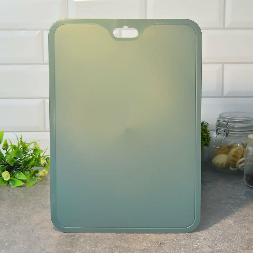 Набор гибких разделочных досок 3шт 33х21см, светло-зеленый, для удобства на кухне