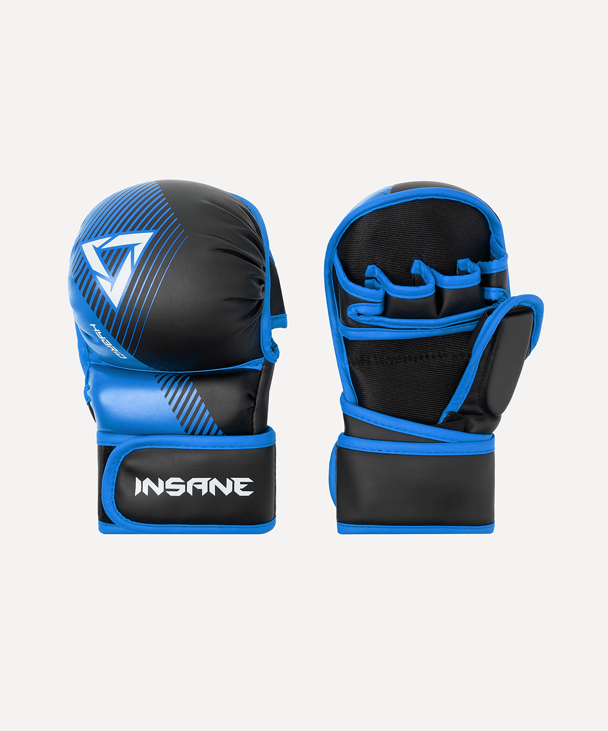 Перчатки INSANE MMA HYBRID, синий (L)