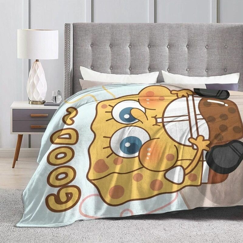 Плед Губка Боб Пледы Губка Боб Квадратные Штаны SpongeBob от SpongeBob SquarePants