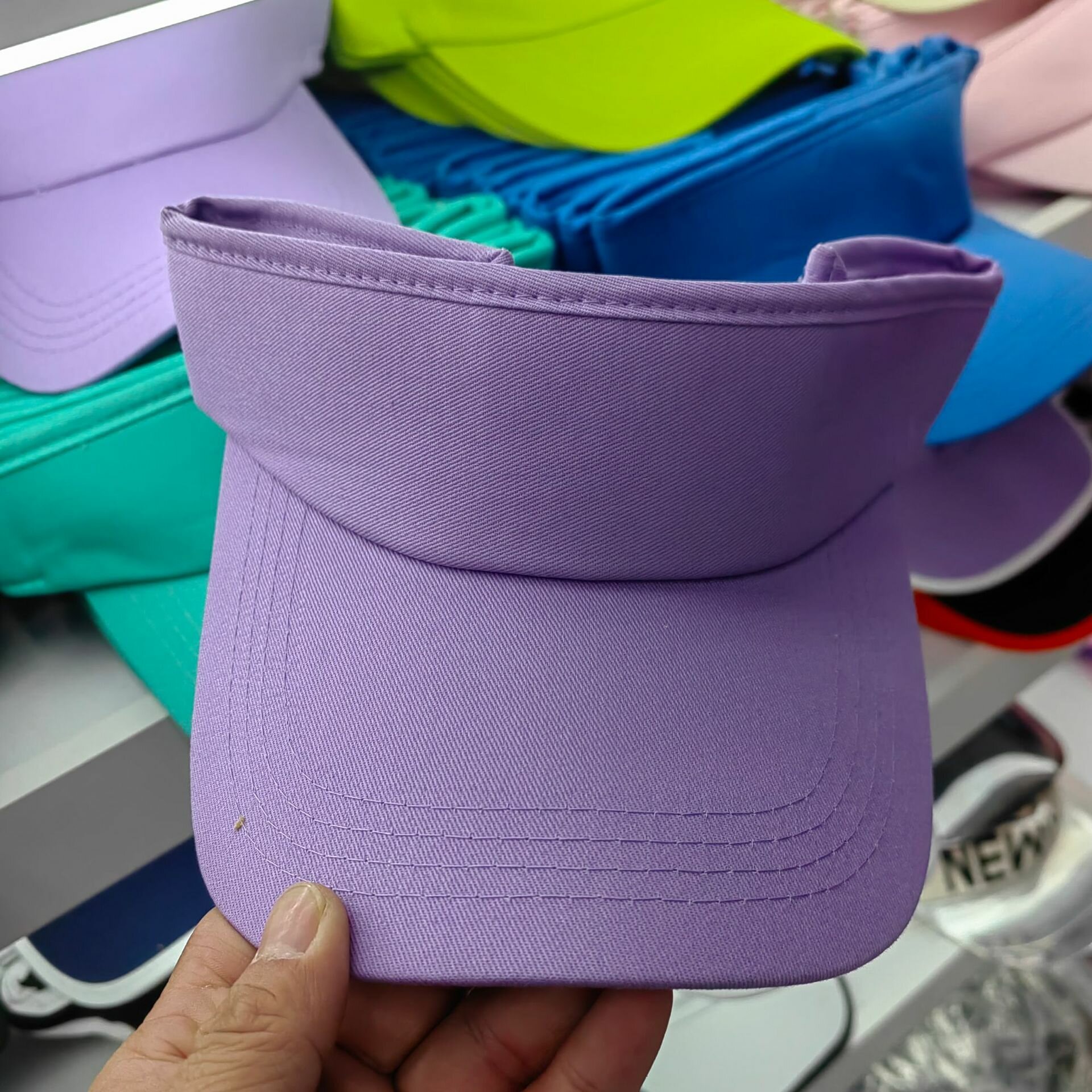 Шляпа-цилиндр, фиолетовая, унисекс, для спорта, без верха