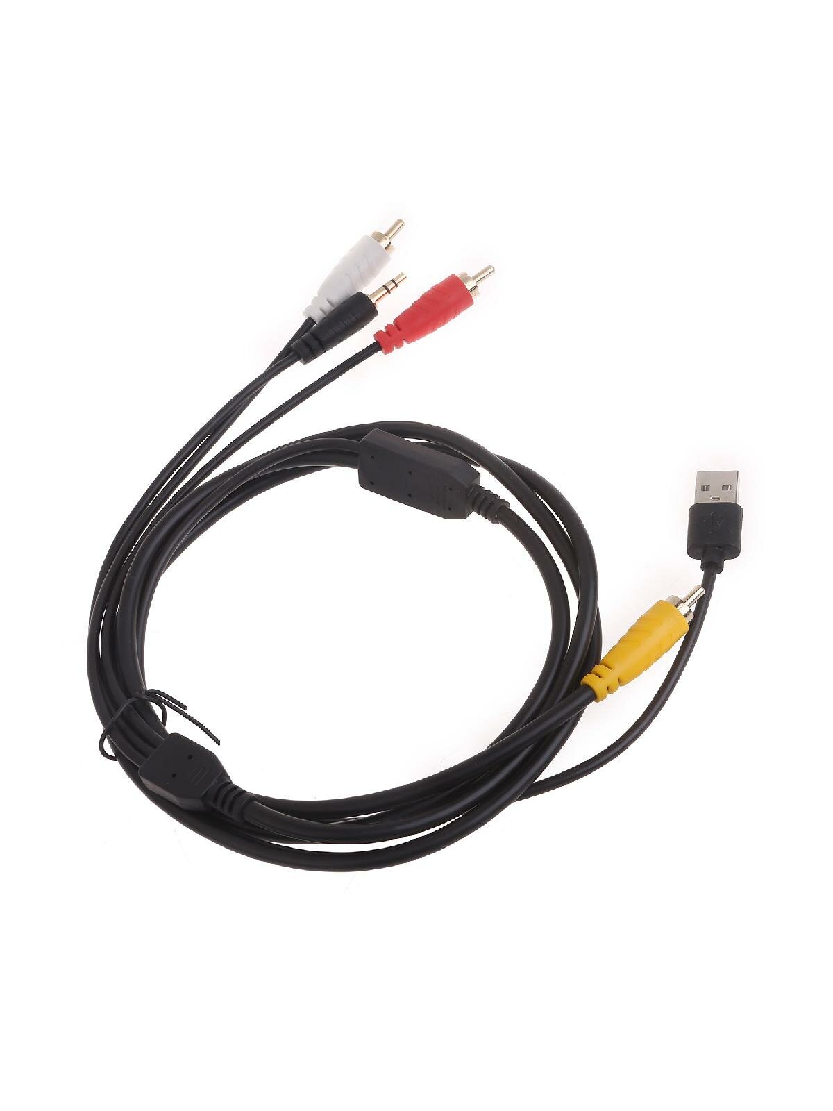 Digital to Analog Aux Cable Digital SPDIF Coaxial to Analog RCA & 3.5mm AUX Sound Cable For HDTV Headphone Amplifier