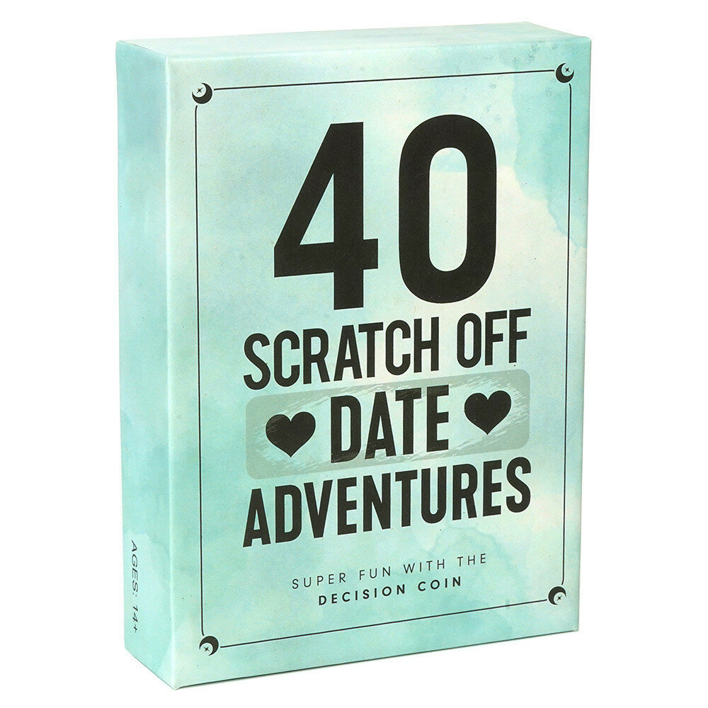 Карточная игра exciting 40 scratch off date adventures для пар, веселье и взаимодействие