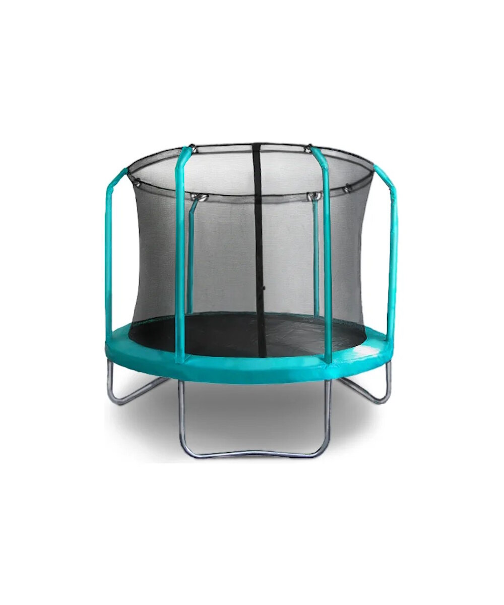 Батут с защитной сеткой Perfetto Sport Premium Strong 6" диаметр 180 см, зеленый