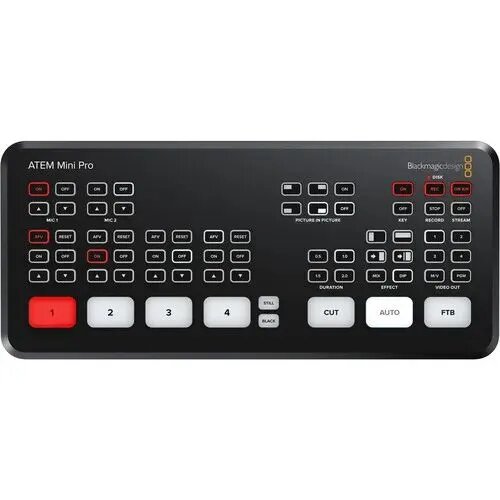 Blackmagic Design ATEM Mini Pro BMD - устройство для переключения прямых трансляций с несколькими режимами просмотра и записи новых функций