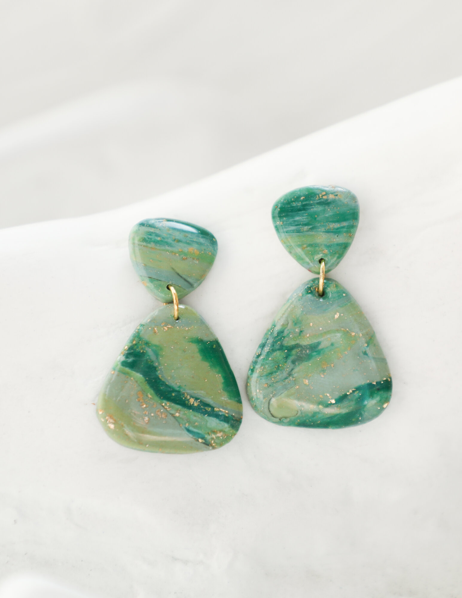 Серьги, полимерная глина