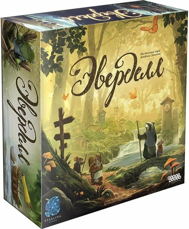 Настольная игра "Эверделл", английская версия, динамичный игровой процесс