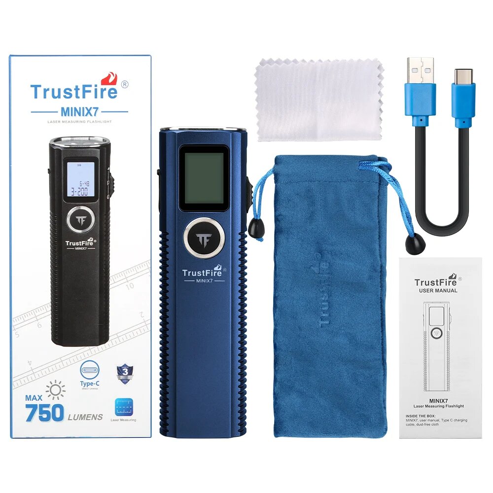 Trustfire MINIX7 Лазерный дальномер, CP. MINIX7-01