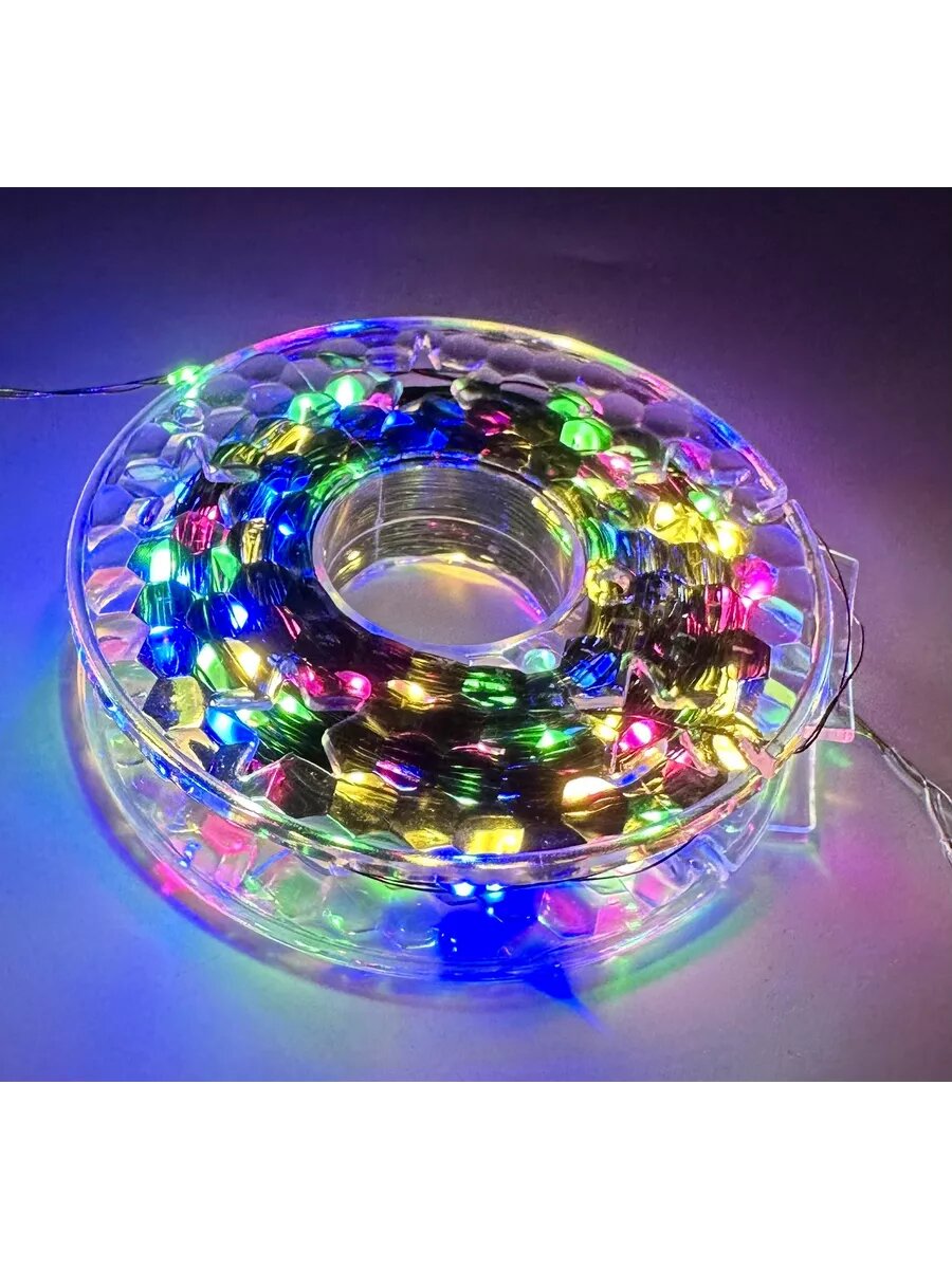 Новогодняя гирлянда "Роса" 10 м (100 лампочек)