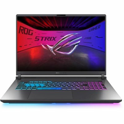 Ноутбук ROG Strix G18 G815LR-S9085 90NR0LT1-M00390 Intel Core Ultra 9 275HX, 2.7 GHz - 5.4 GHz, 32768 Mb, 18" 2560x1600, 1000 Gb SSD, nVidia GeForce RTX 5070 Ti 12288 Mb, No OS, серый, 3.2 кг, 90NR0LT1-M00390