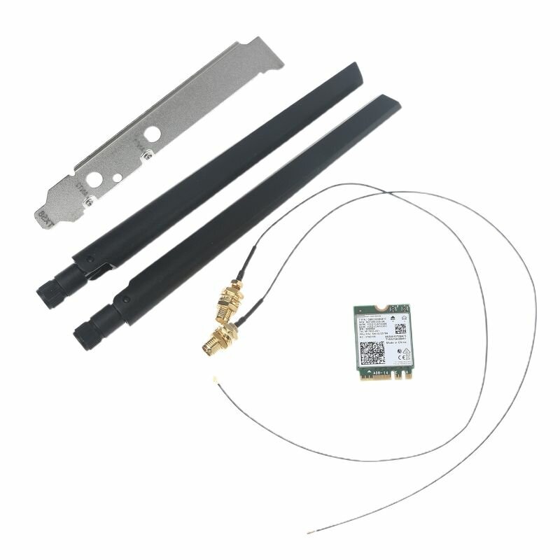 Беспроводной модем, Комплект внешней антенны AX210NGW M.2 WIFI 6E+, 1 комплект