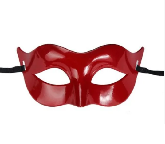 Венецианская маска СмеХторг, красная, глянцевая, на завязках.