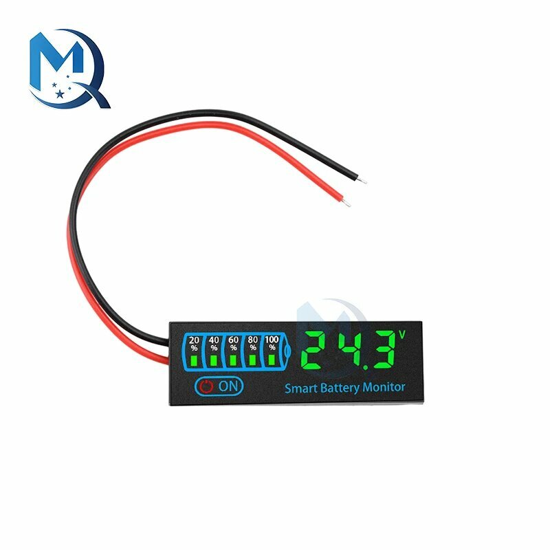 Модуль индикации уровня заряда аккумулятора Ziqqucu 3-14S Geen