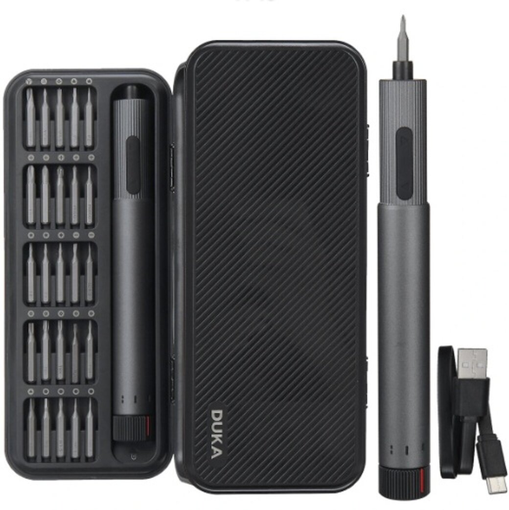 Отвертка электрическая 24в1 DUKA Е2 Electric Precisoon Screwdriver Set