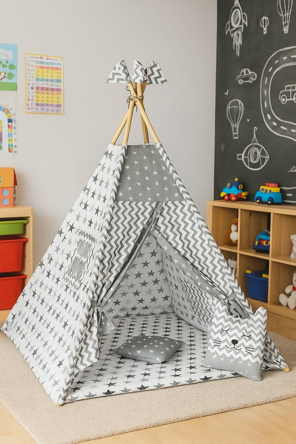 Детский Вигвам / палатка игровая "Звезды"