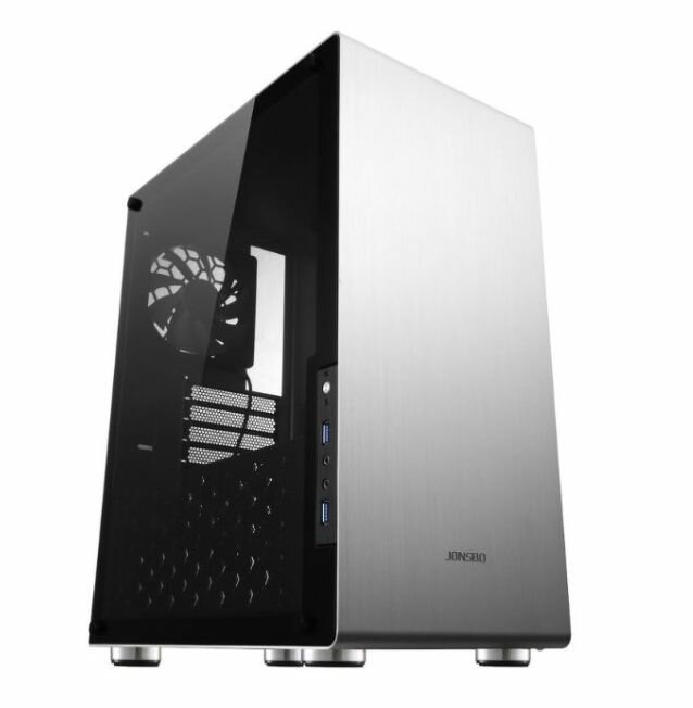 Компьютерный корпус JONSBO U4 (U4) белый - Midi Tower, ATX, USB 3.2 Gen 1 Type A