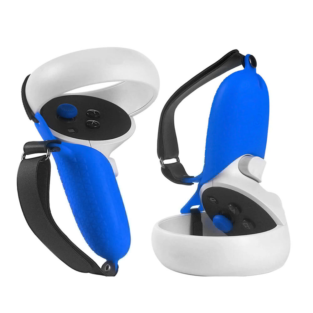 Чехол силиконовый для контроллеров Oculus Quest 2 Blue