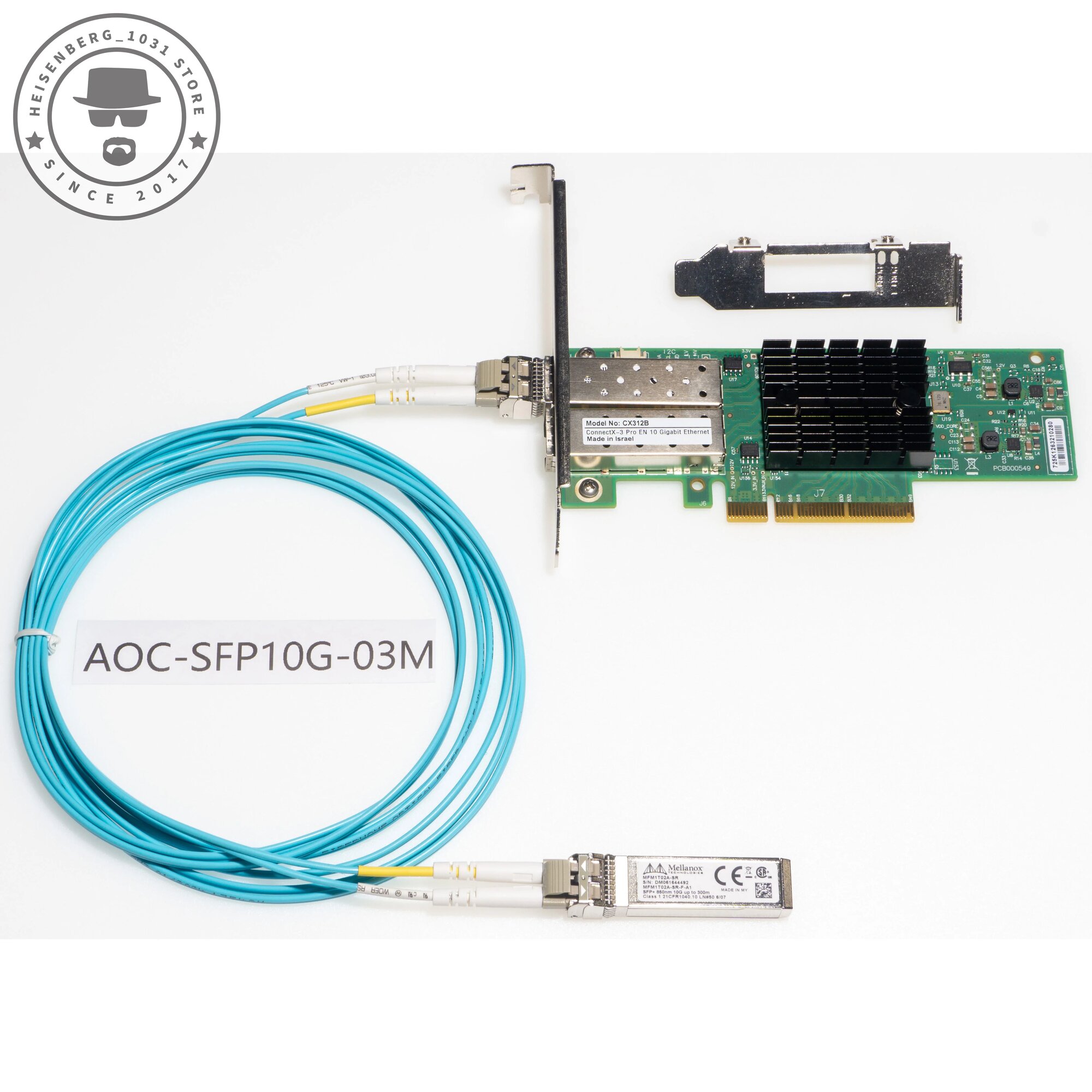 Mellanox ConnectX-3 10GbE SFP+ карта, MCX312B-XCCT AOC 3m