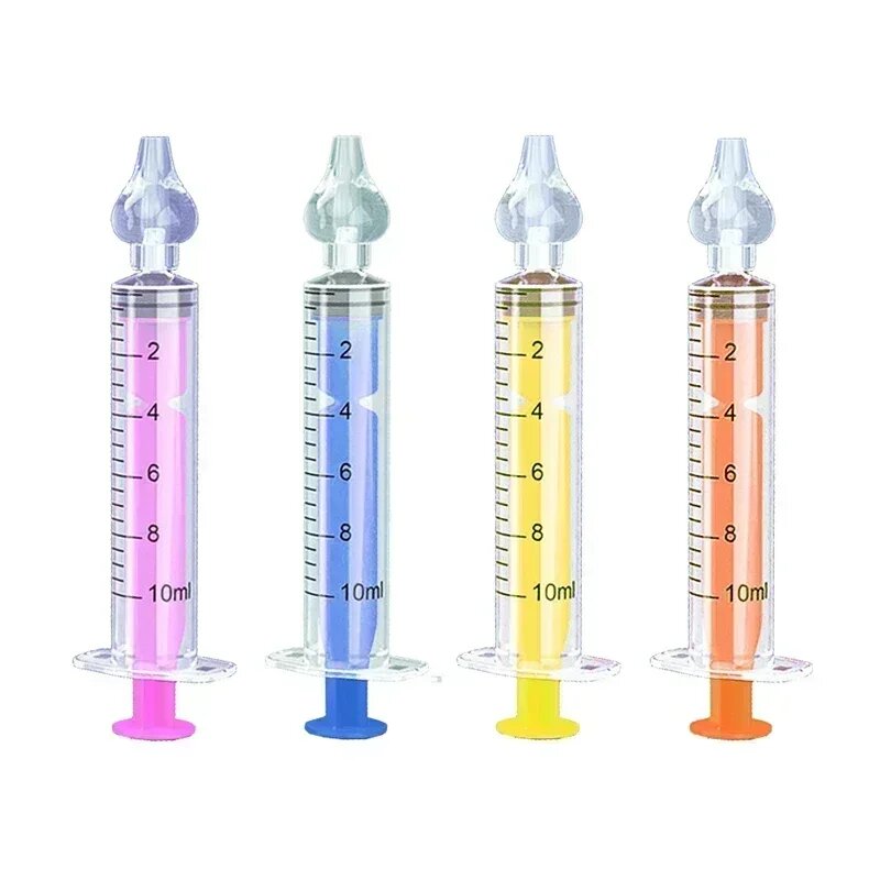 Детский назальный аспиратор 10 мл, 4шт, Цвет: Mixed Color B