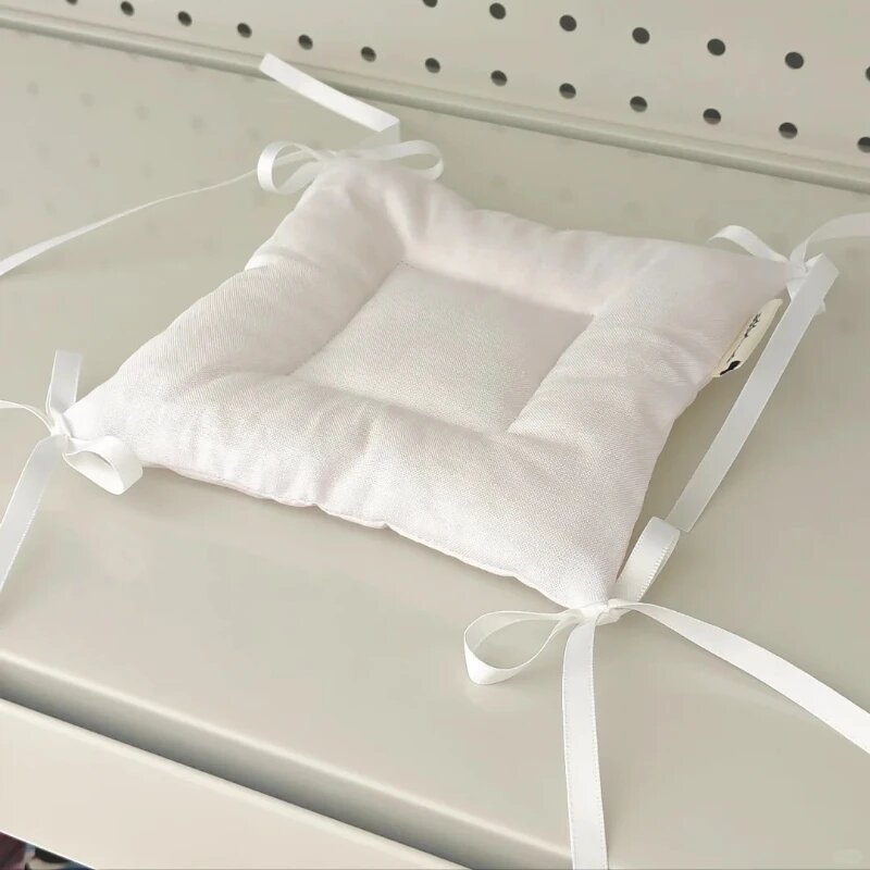 Коврик для стола из хлопковой ткани, корейский стиль, L, Белый