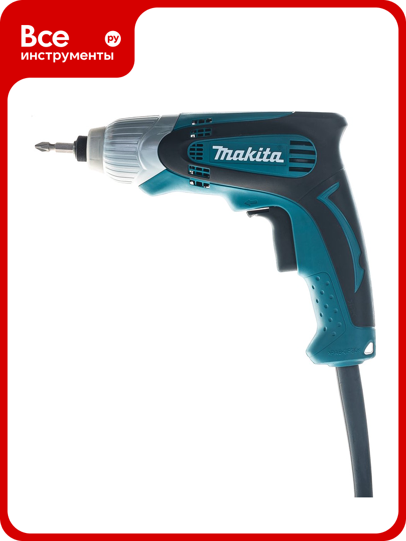 Ударный шуруповерт Makita TD0100, для работы одной рукой, для одной руки