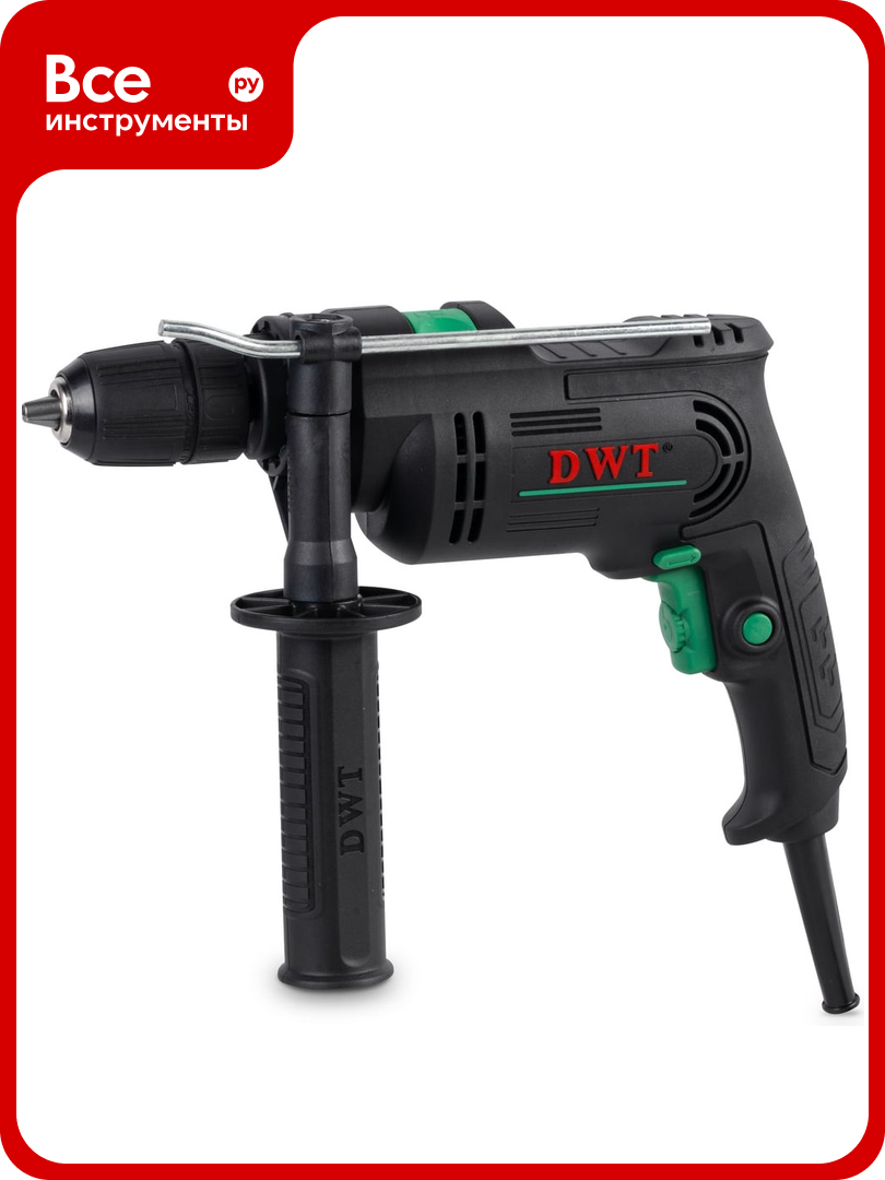 Ударная дрель DWT SBMP07-13 C с морозоустойчивым кабелем и быстрозажимным патроном для профессионального применения