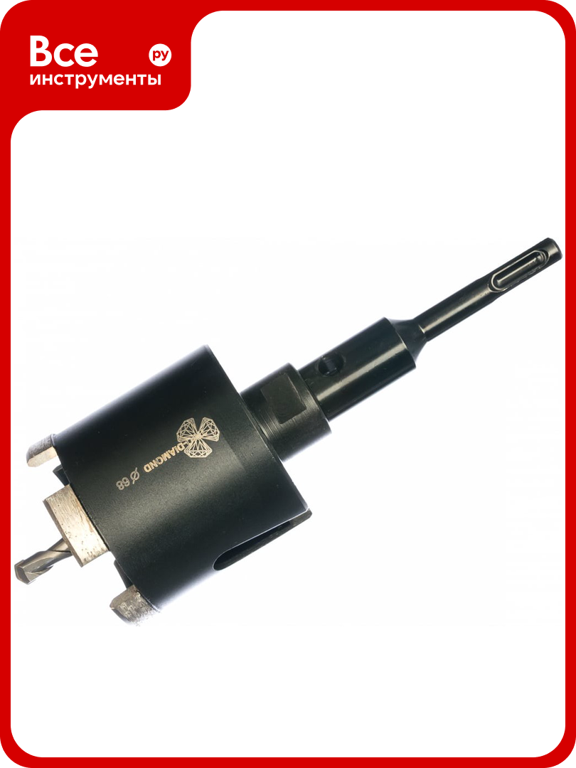 Коронка алмазная по бетону TRIO-DIAMOND 68 мм Grand GC786, предназначена