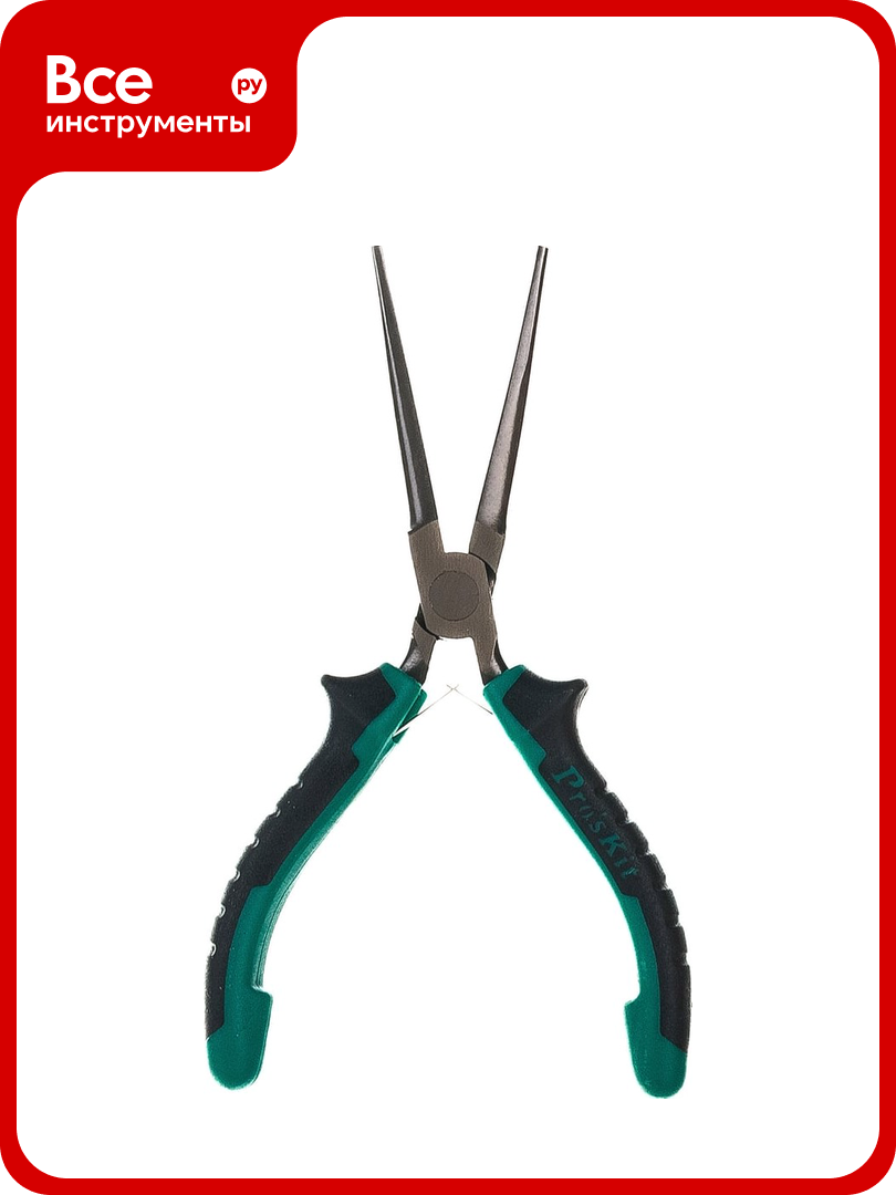 Узкогубцы ProsKit PM-746 00323087, для уменьшения скольжения, из углеродистой стали с возвратной пружиной