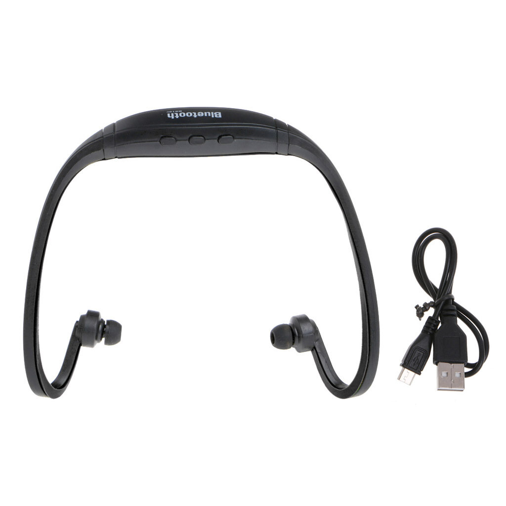 BS19C Bluetooth-совместимая гарнитура Спортивные музыкальные наушники TF-слот FM-радио
